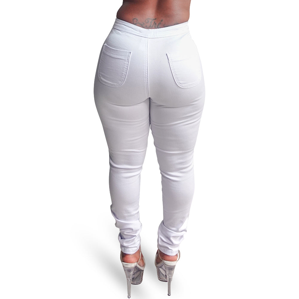 BodBod Jeans | White – Bodacious Bodywear