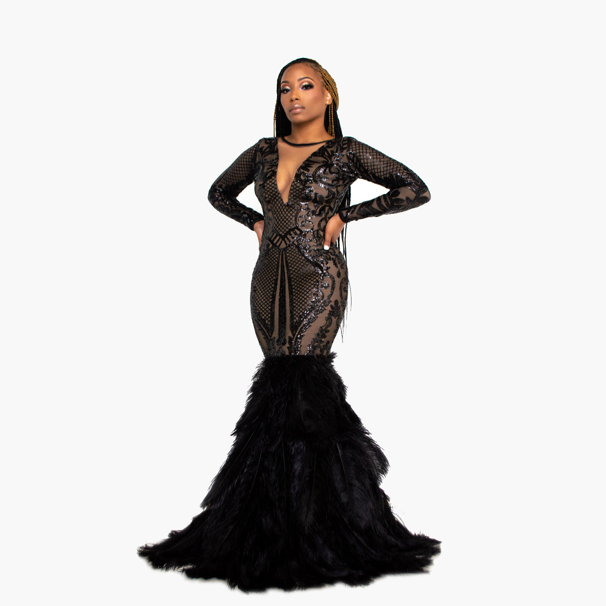 The Michelle Gown – Bodacious Bodywear